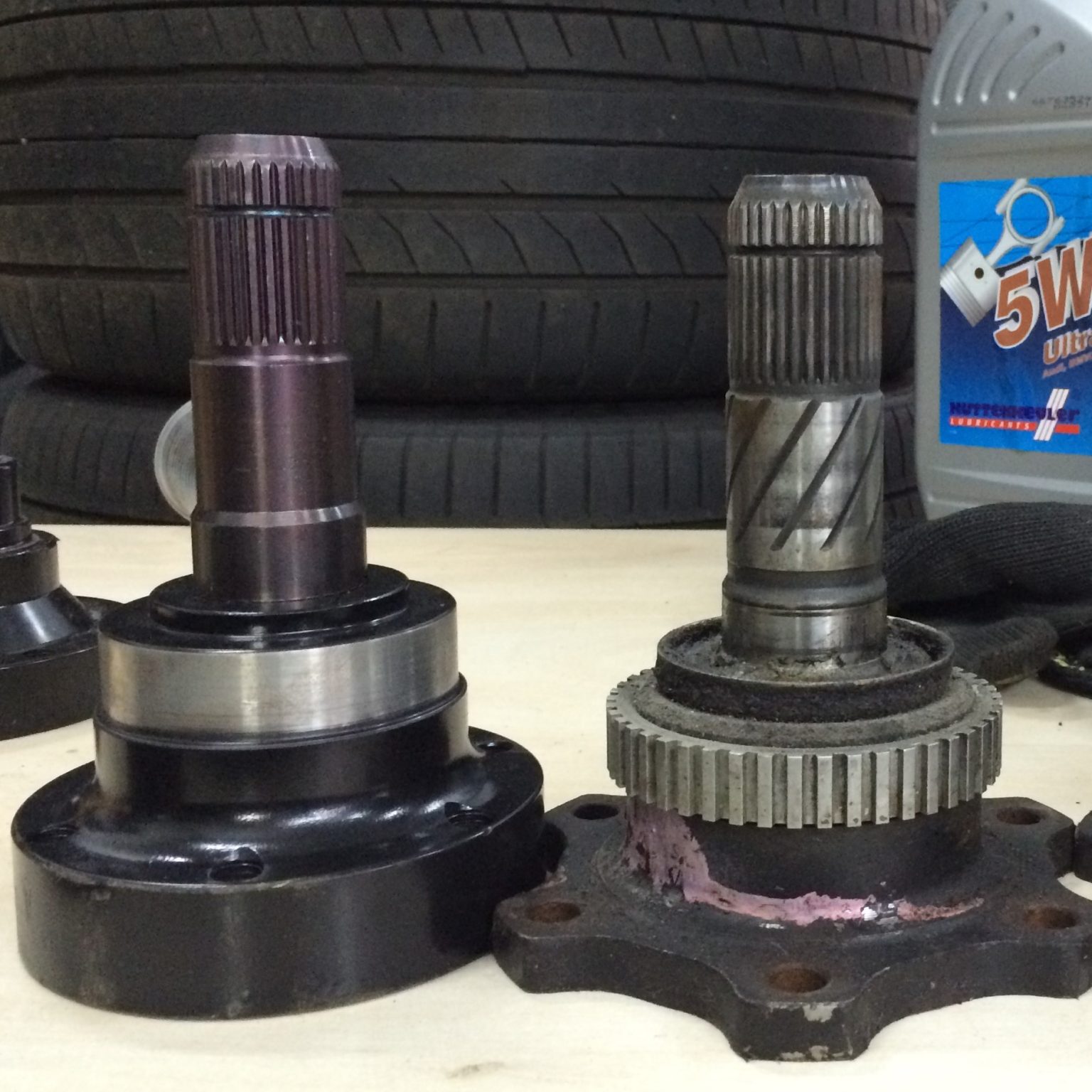 TopSpeed R32/R33 GTR billet rear diff stubs - TopspeedUA.com